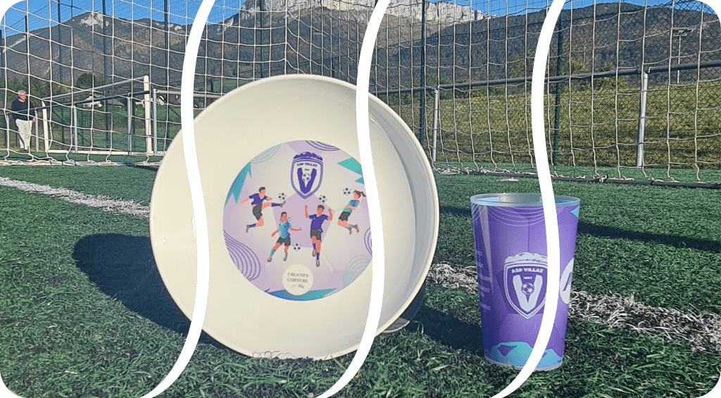 Assiettes et éco-cup personnalisé Made in Europe